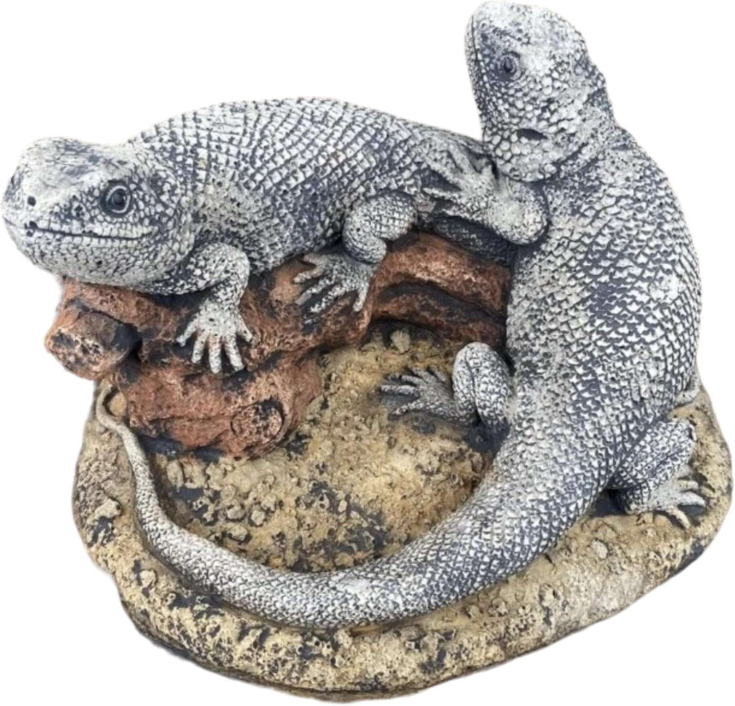 Handcrafted Bearded Dragon Lizard Sculpture Statue - 22Nice4me